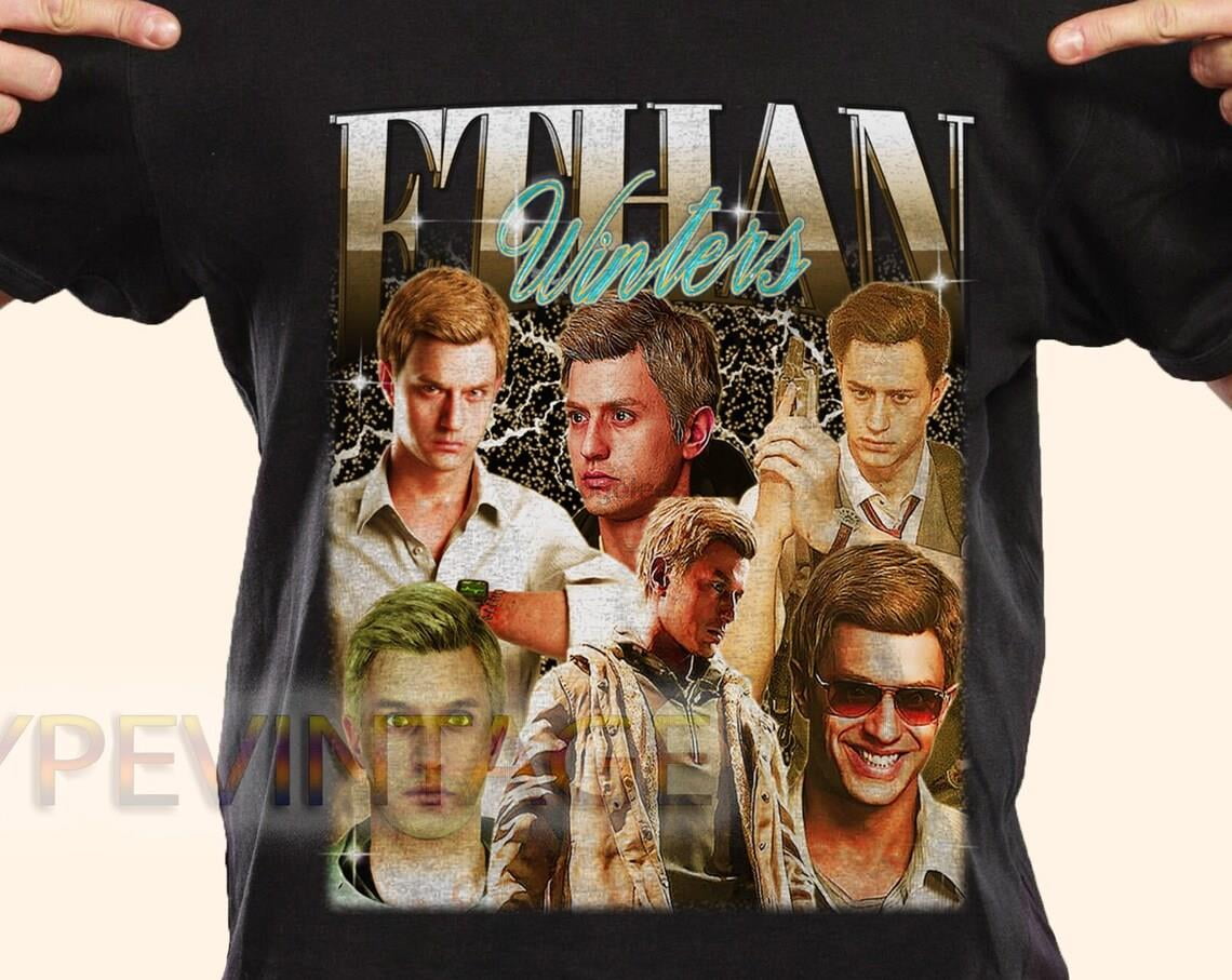 ETHAN WINTERS Vintage Shirt Ethan Winters Homage Actor Ethan Winters Actor Retro Ethan Winters ...