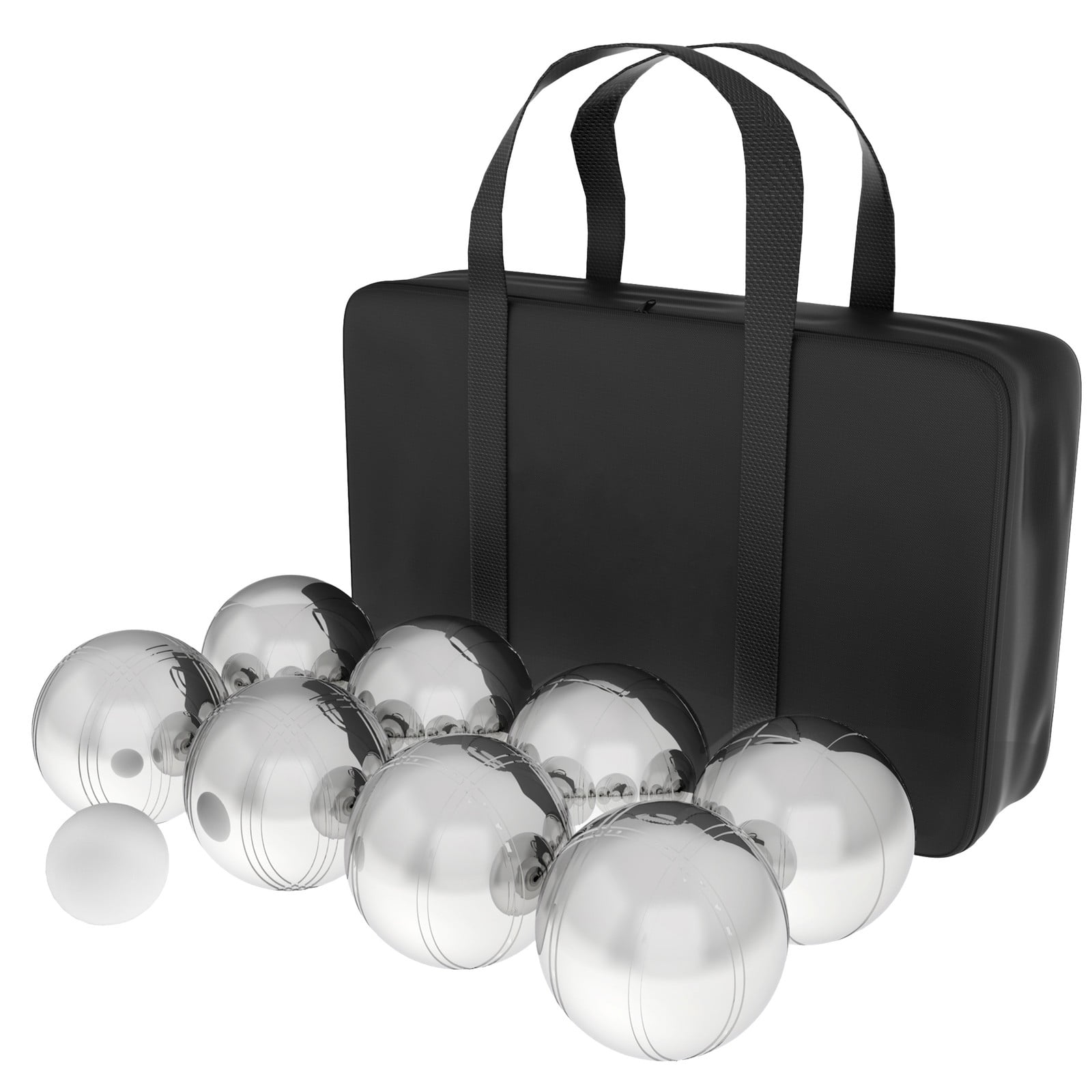 ETHFRF 8 Steel Petanque Boules Bocce Ball Set with Carrying Case for ...