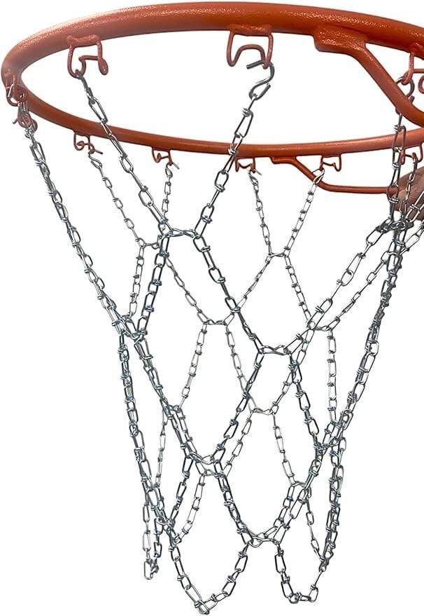 ETHFRF Heavy Duty Rust-Resistant Steel Chain Basketball Net with S ...