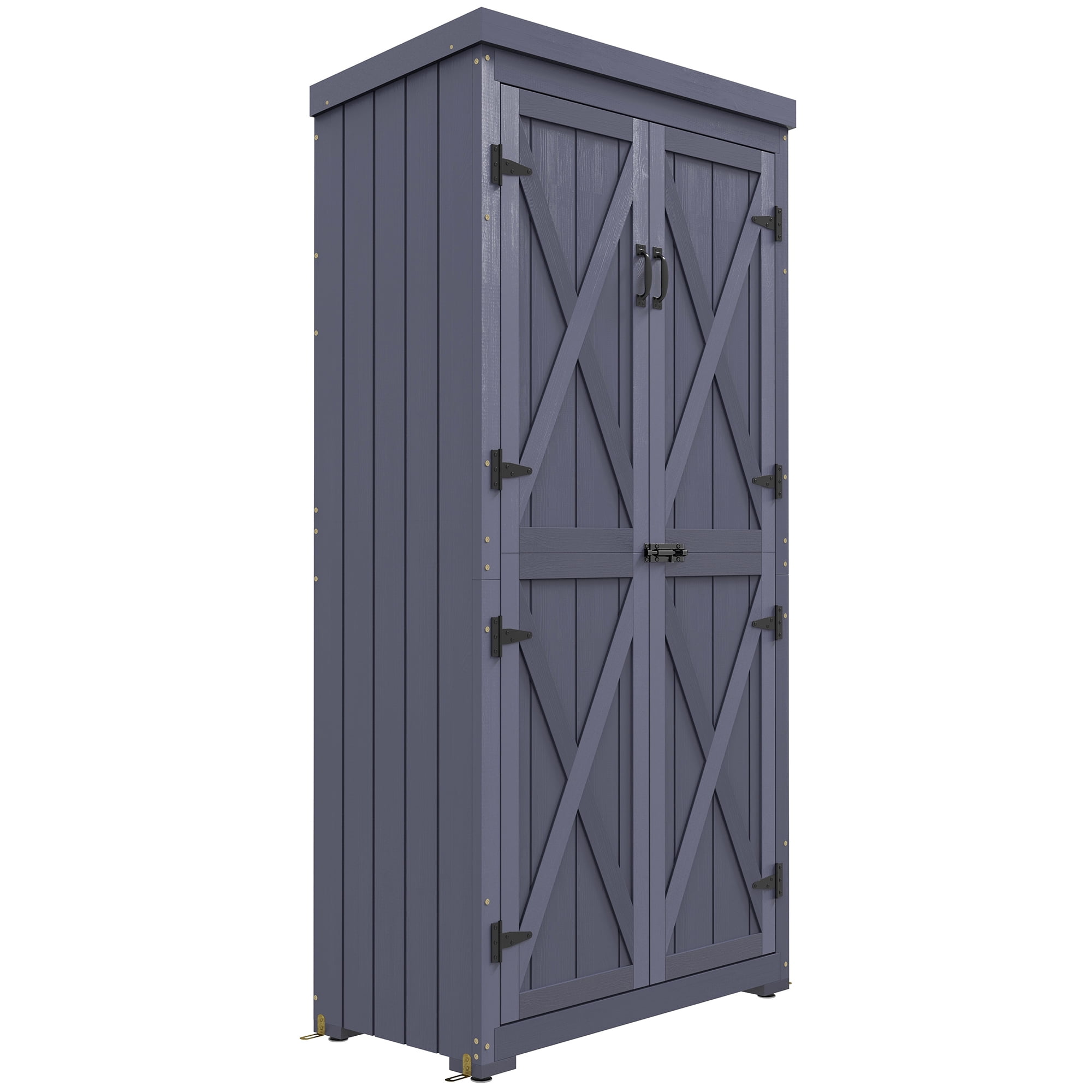 ETHFRF Waterproof metal roof outdoor storage cabinet, rust proof and ...