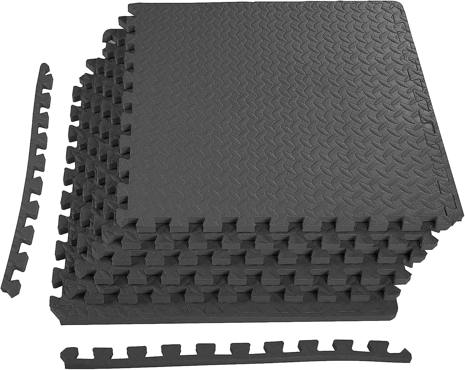 ETHFRFPuzzle Exercise Mat with EVA Foam Interlocking Tiles for MMA ...