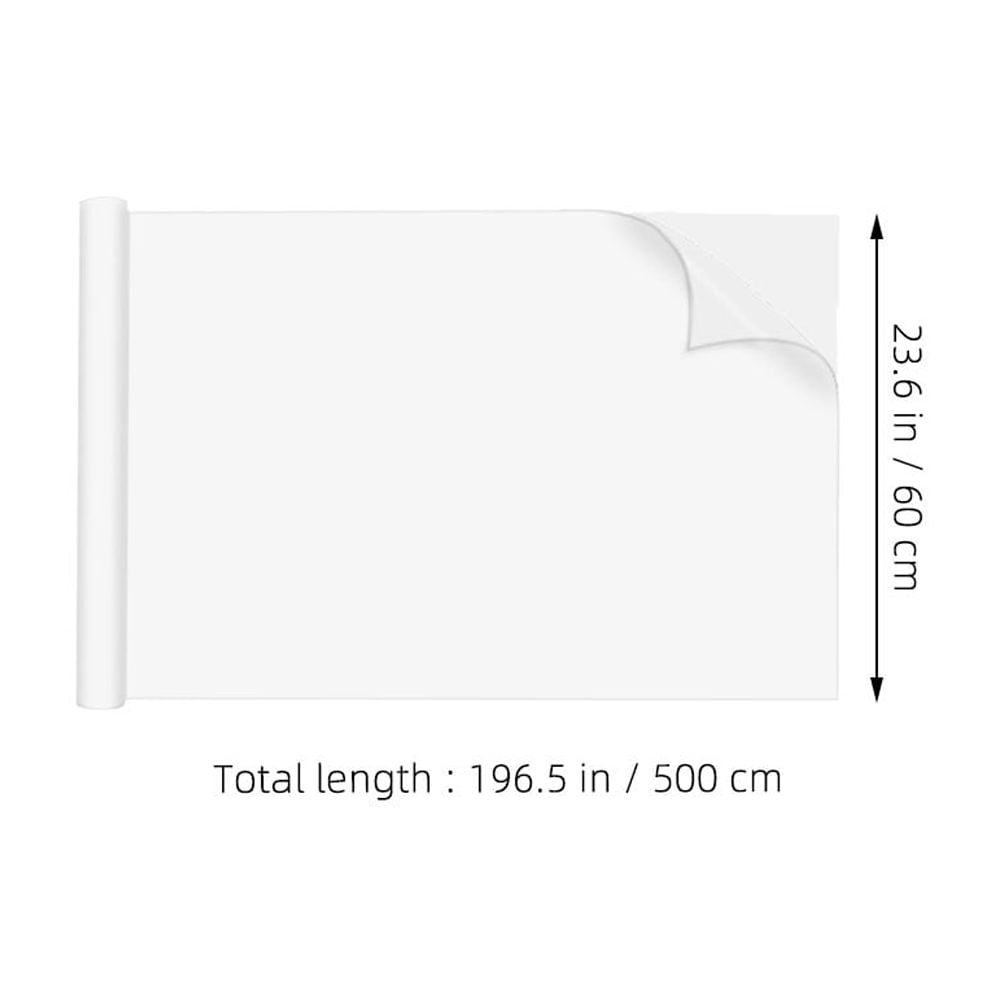 ETHZZLE 1 Roll Whiteboard For Wall Erasable Drawing Dry Erase White ...