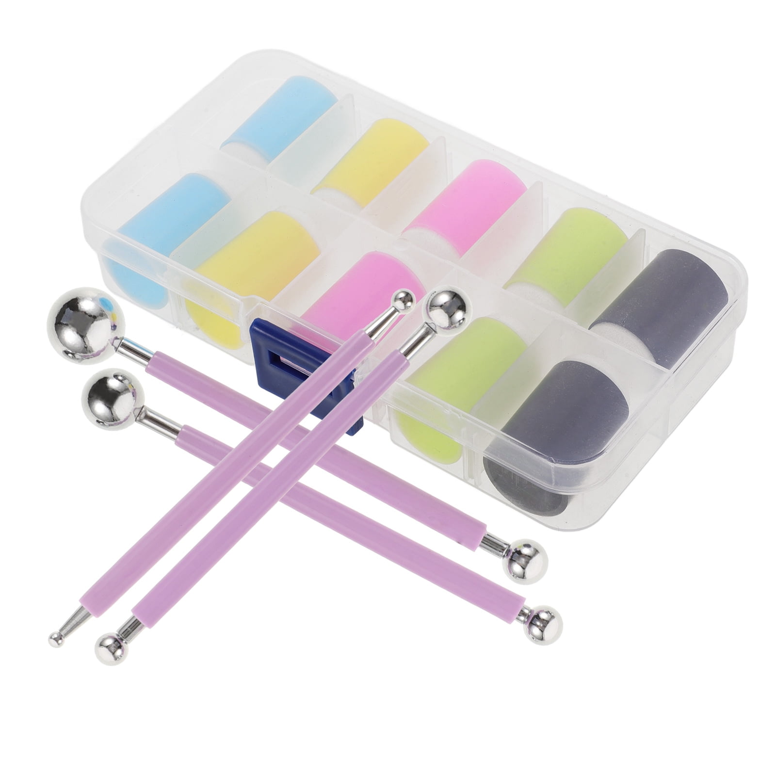 ETHZZLE 1 Set Drawing Finger Sponges For Face Painting In Lavender ...