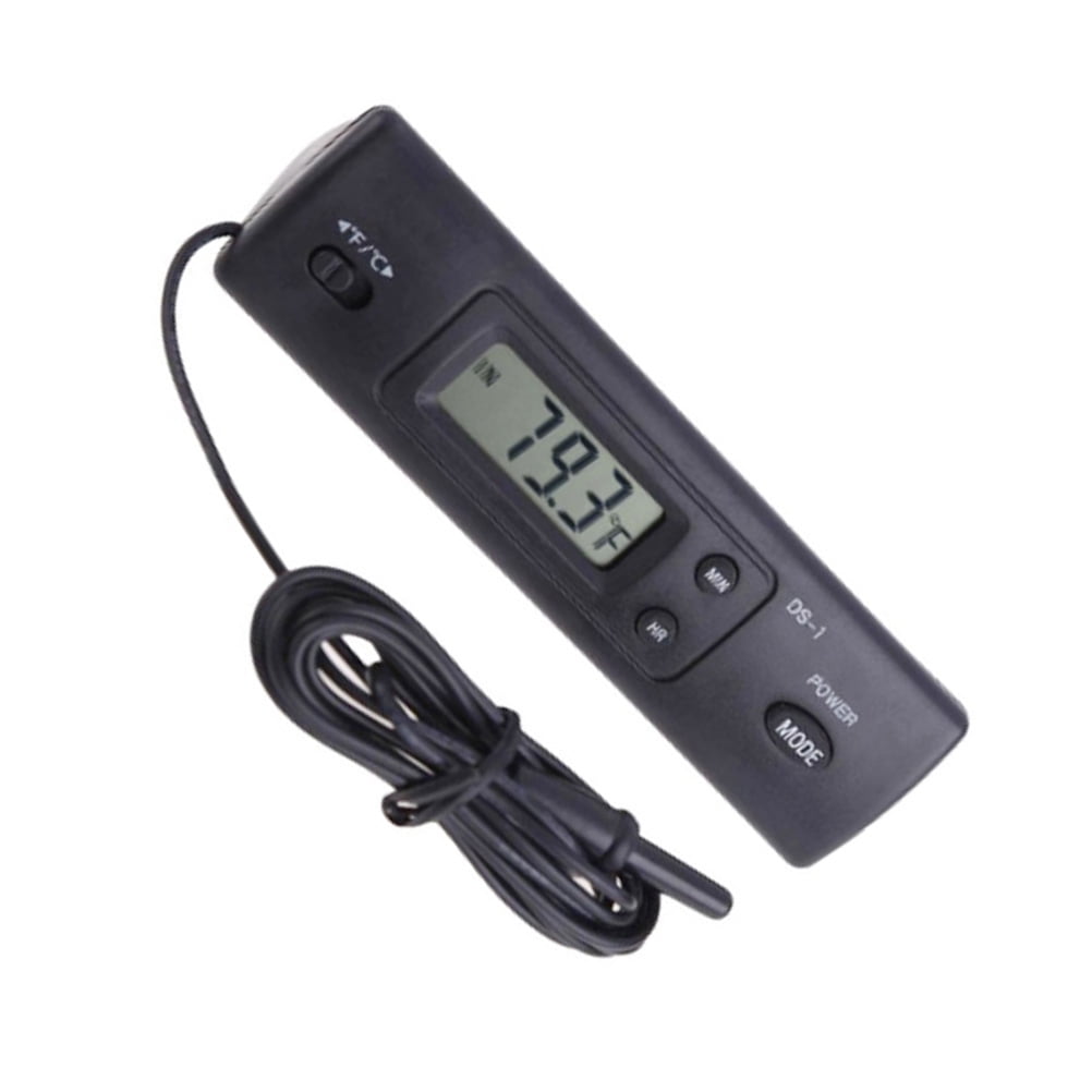 ETHZZLE 1 Set of Fish Turtle Tank Thermometer Aquarium Monitor Black ...