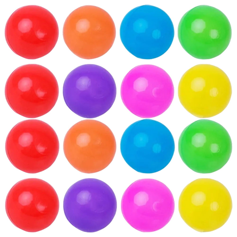 ETHZZLE 100Pcs Assorted Color Plastic Pits Balls for Party Props and ...