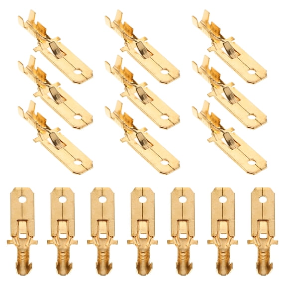 ETHZZLE 100pcs Automotive Terminals Connector Golden with Reliable ...
