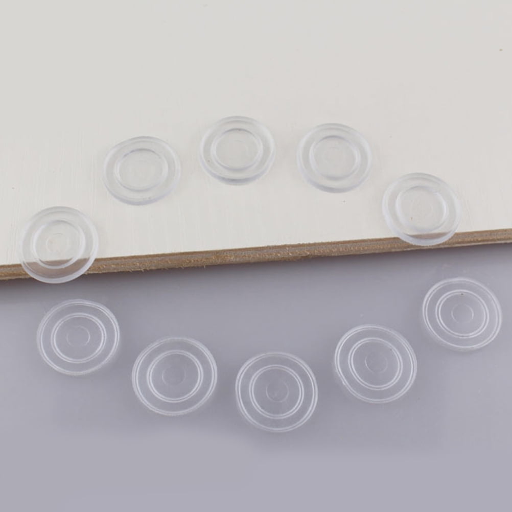ETHZZLE 100Pcs Clear Silicone Pads Furniture Bumpers Non Adhesive ...