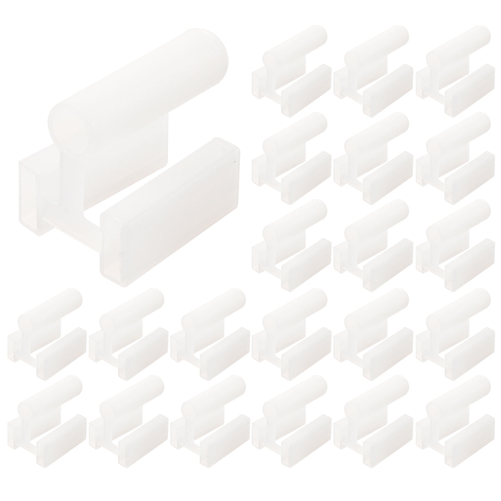 ETHZZLE 100Pcs White Outlet Plug Safety Covers 3 Prong Electrical ...