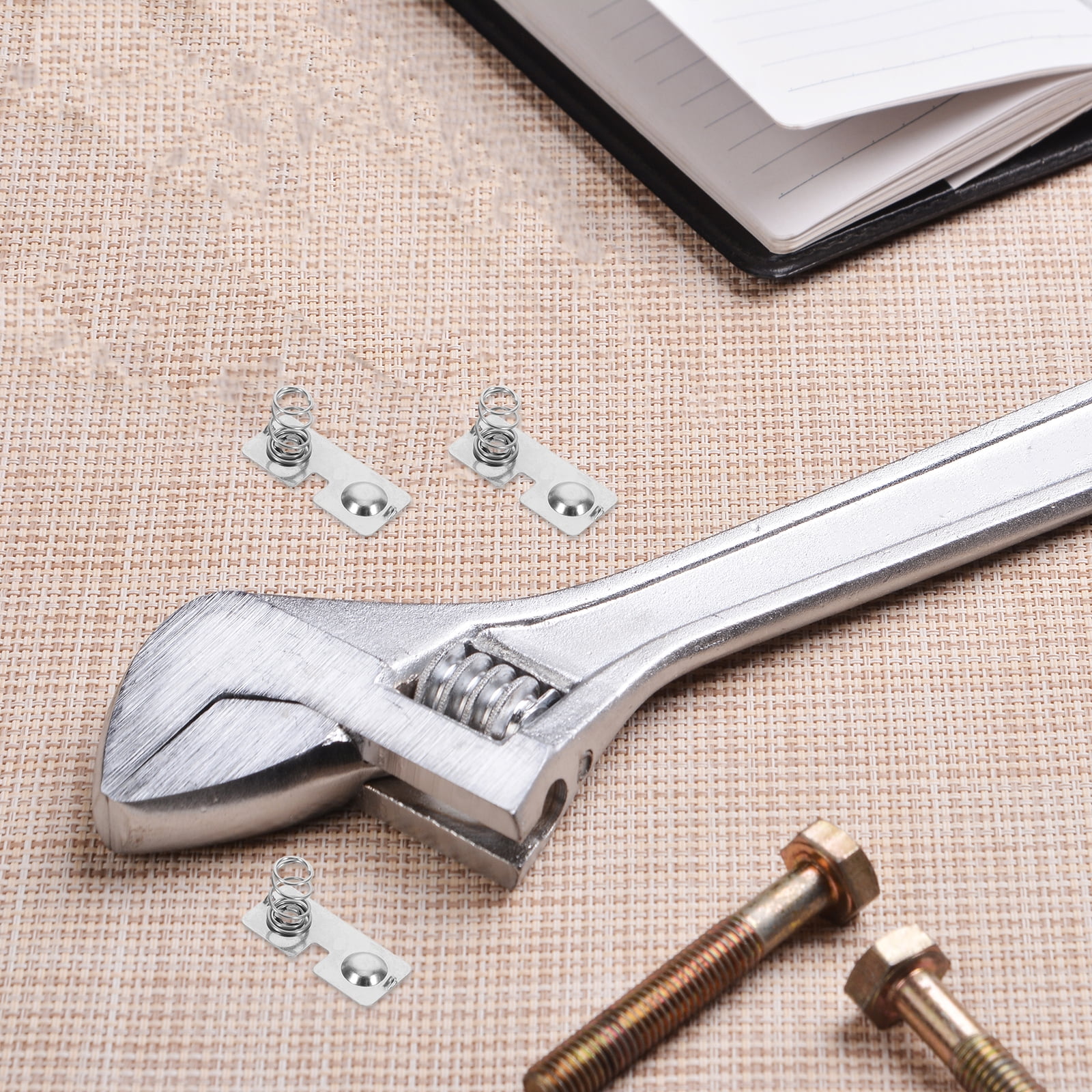 ETHZZLE 100pcs Battery Contact Replacement: Universal AA Spring Plates ...