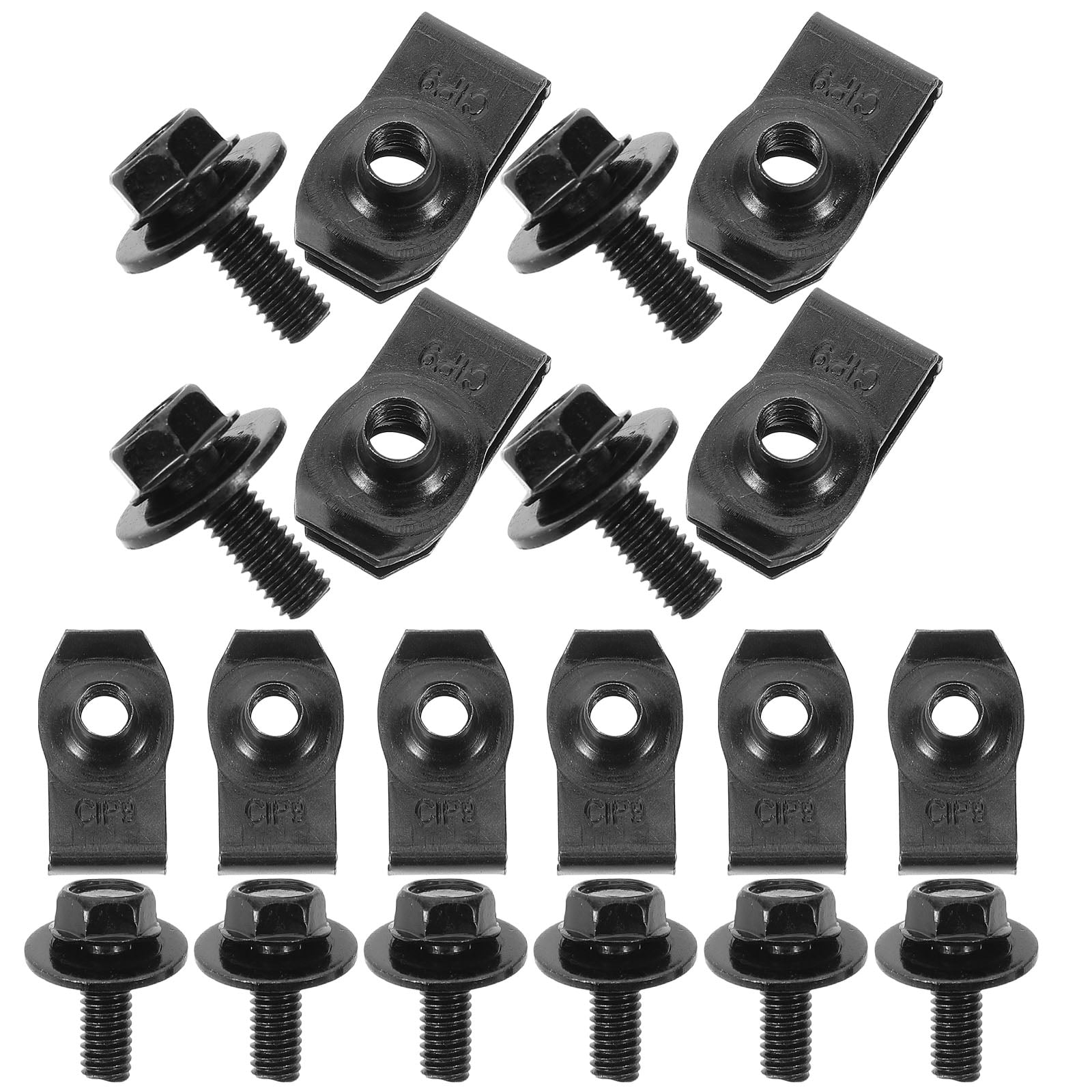 ETHZZLE 10Pairs Iron Auto Bumper Retainer Clips Kit for Car Owners ...