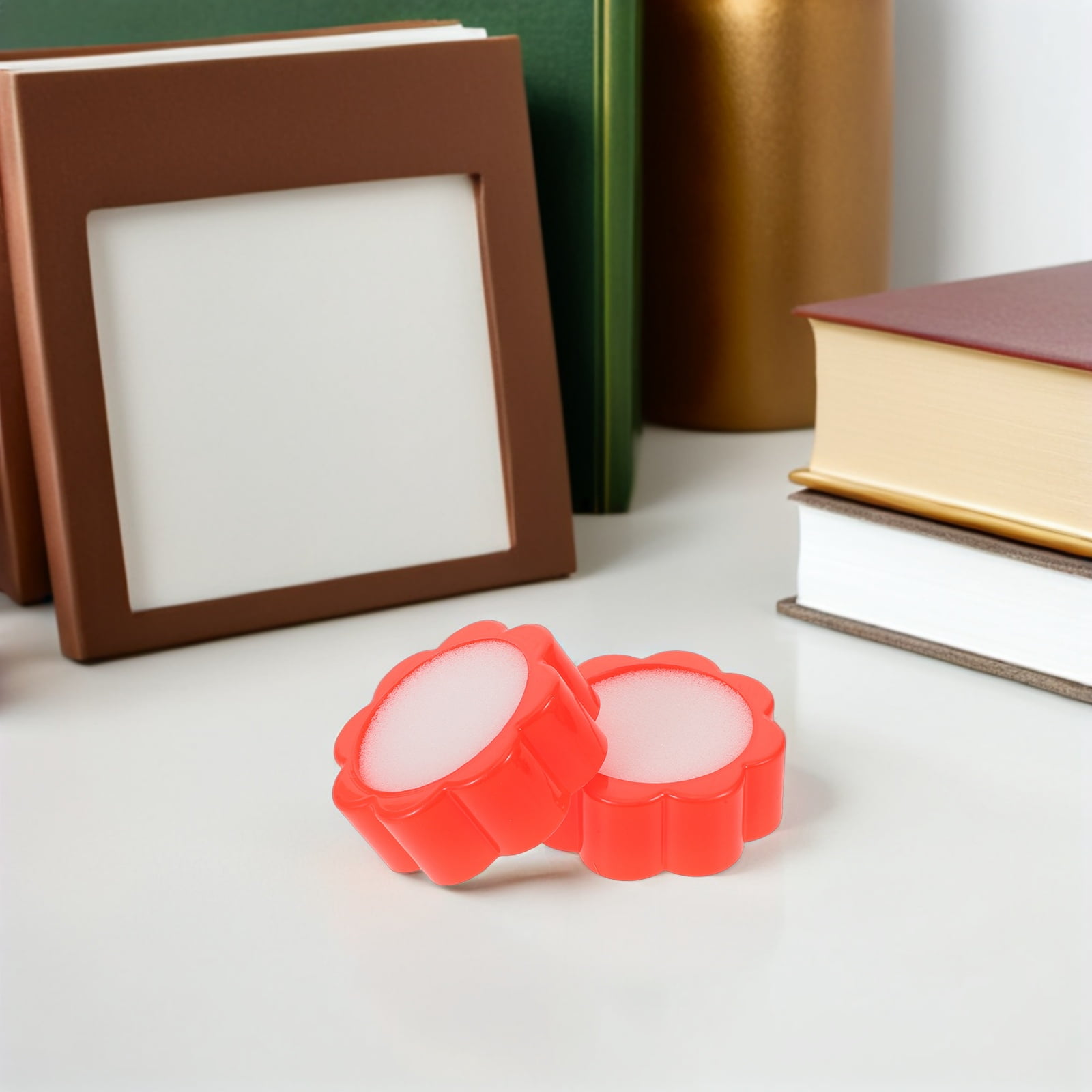 ETHZZLE 10Pcs Finger Wetting Sponge Red Finger Damper for Office Money ...