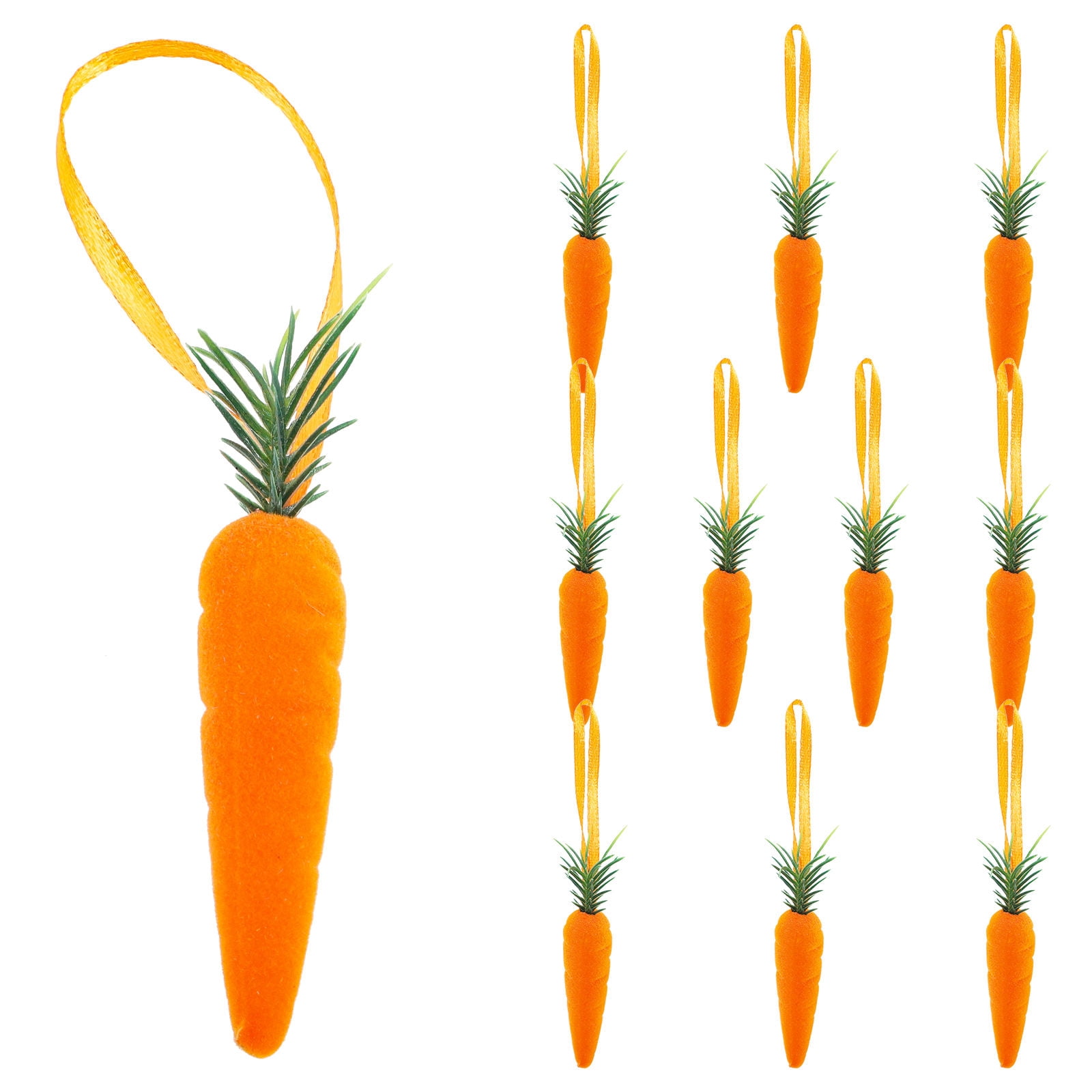 ETHZZLE 10Pcs Hanging Easter Carrot Decorations for Festive Home and ...