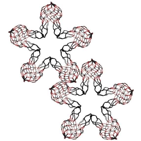 ETHZZLE 10Pcs Mesh Hanging Fruit Basket Macrame Hammock for Wall ...