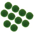 ETHZZLE Bush Cluster Ball Decor Miniature Shrub Ball Green Plastic ...
