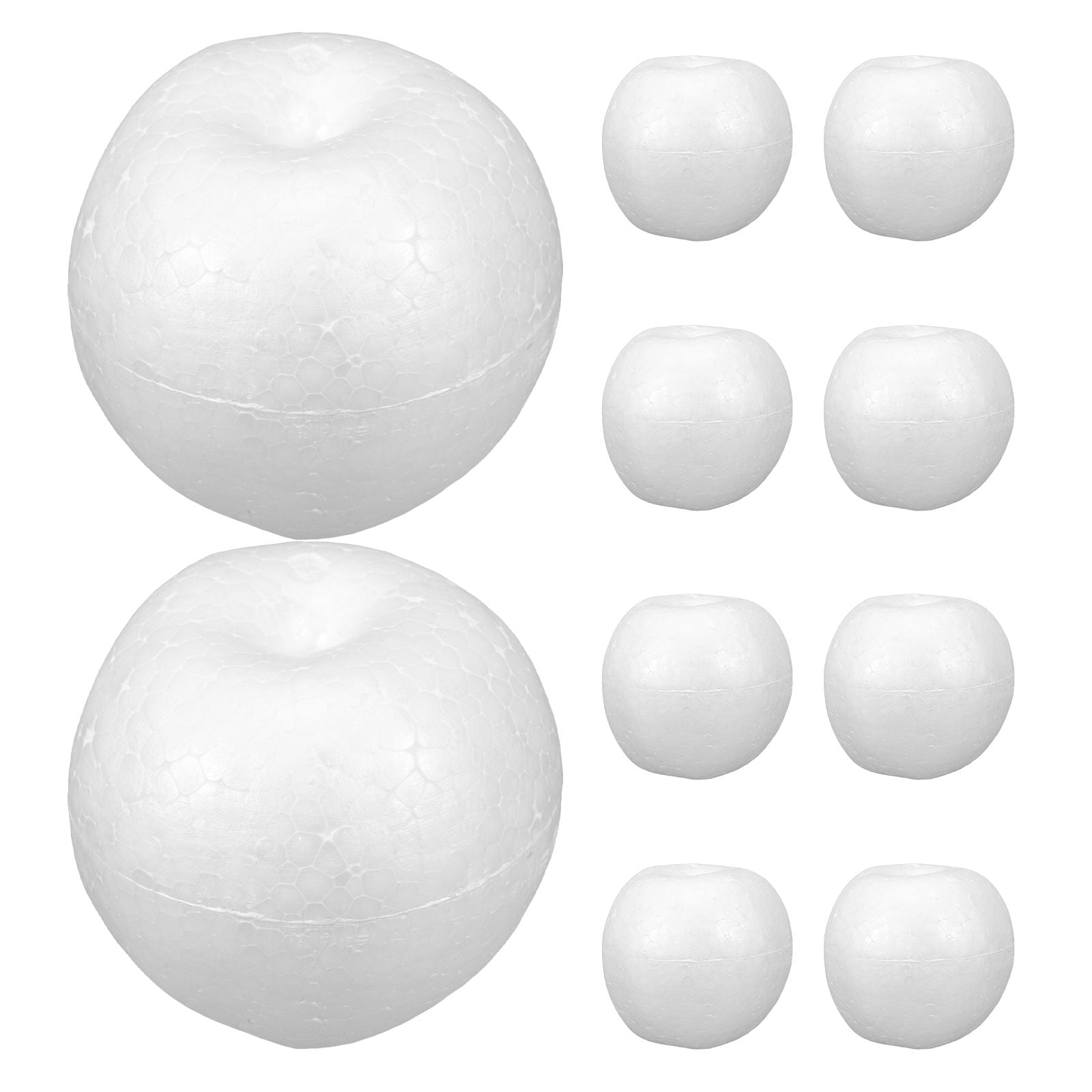 ETHZZLE 10Pcs White Foam Apple Models for DIY Crafts Multipurpose ...