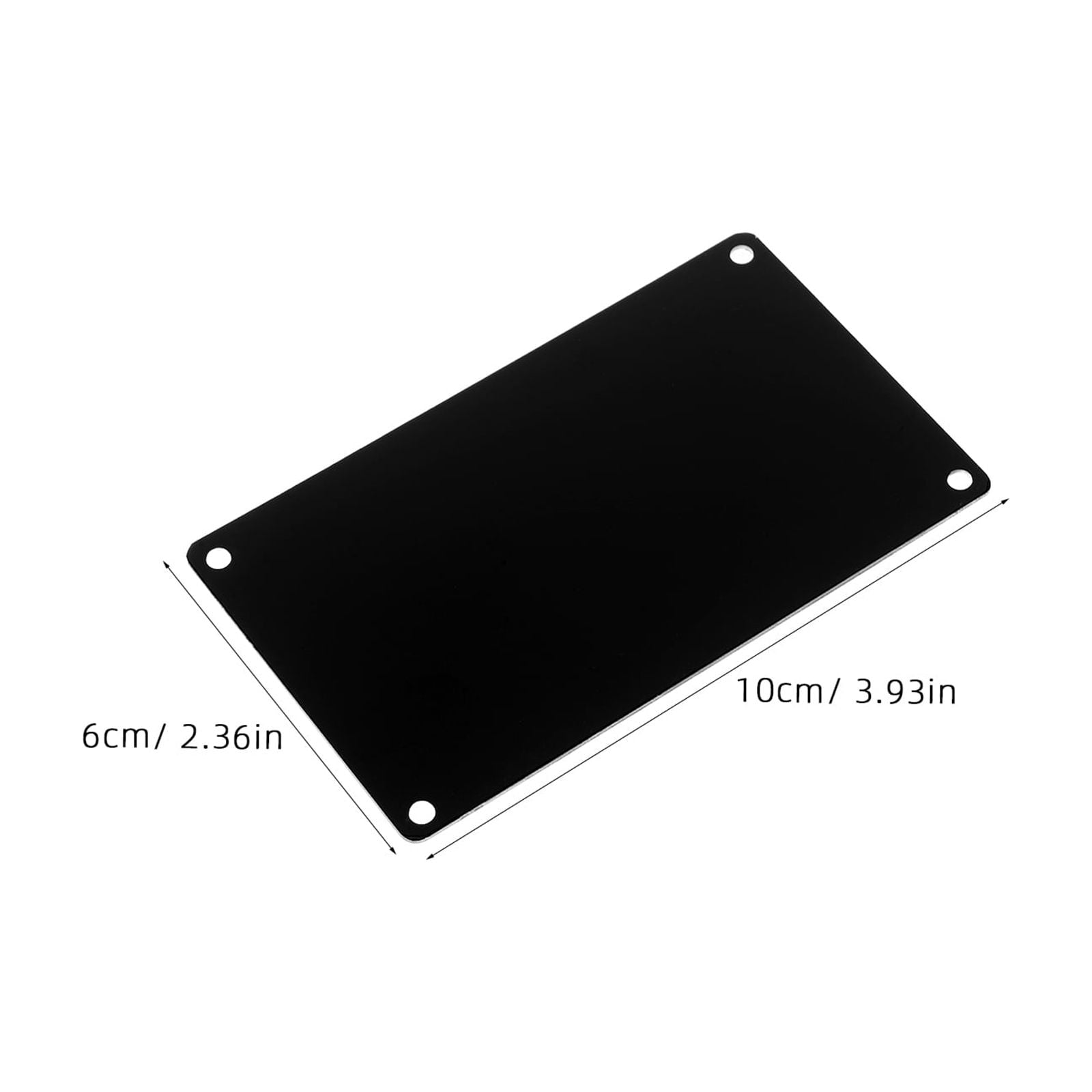 ETHZZLE Smooth Black Aluminum Tags for Professional Identification ...