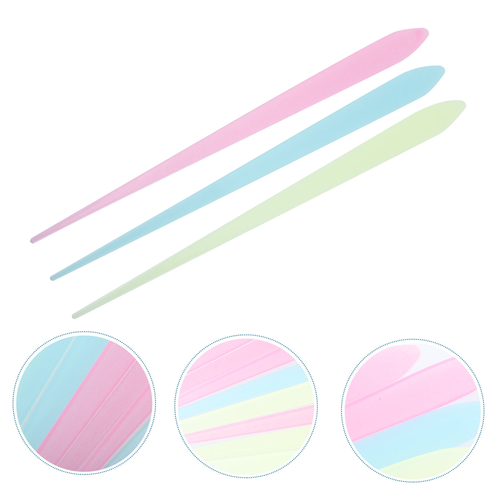 ETHZZLE 12Pcs Glow Star Decal Assorted Color Luminous Wall Sticker for ...