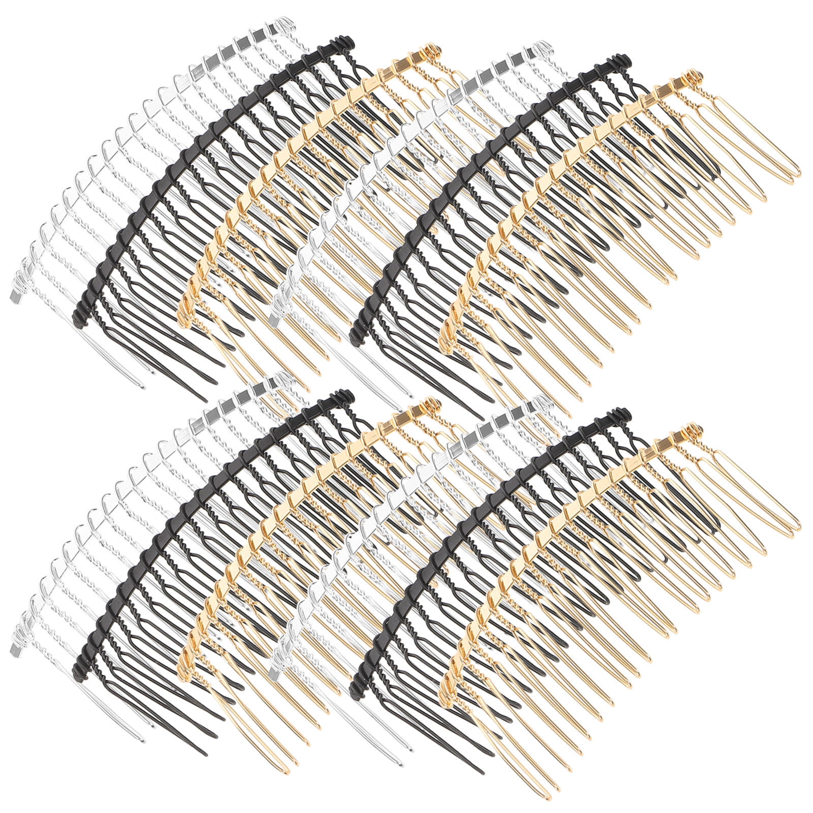 ETHZZLE Set of 12 Vintage Metal Hair Sticks with Smooth Teeth for ...