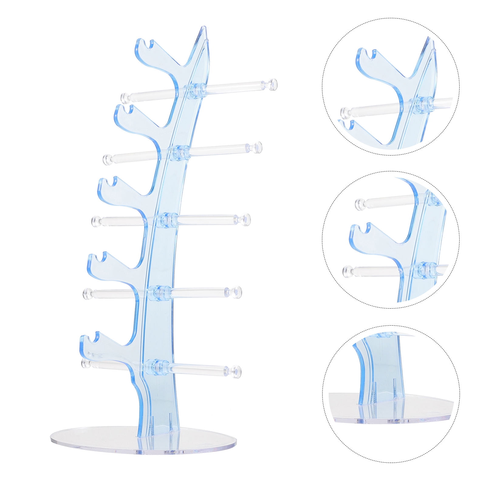 ETHZZLE 13.56x6.29x4.72in Acrylic Eyeglasses Display Rack Modern Style ...