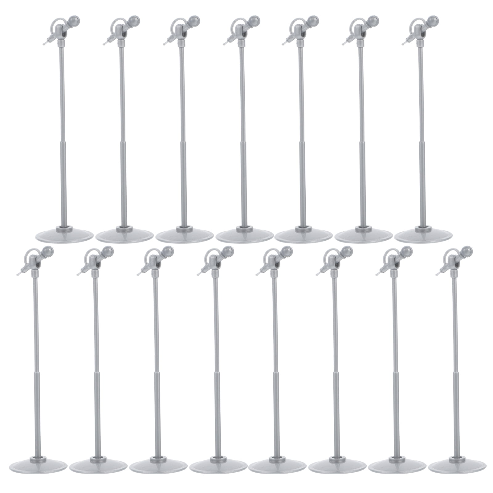 ETHZZLE 15Pcs Miniature Microphone Dollhouse Decoration Silver for ...