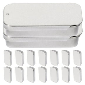 Small Metal Tins for Storage and Packaging in Multiple Styles