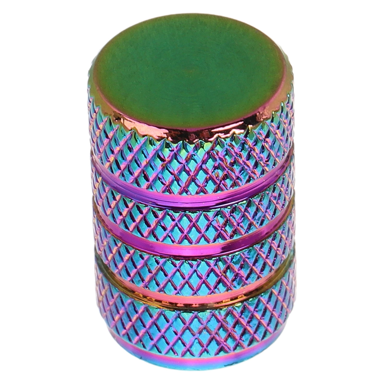 ETHZZLE 1Pack Chromed Multi-Color Cylindrical Valve Cap for - and Car ...