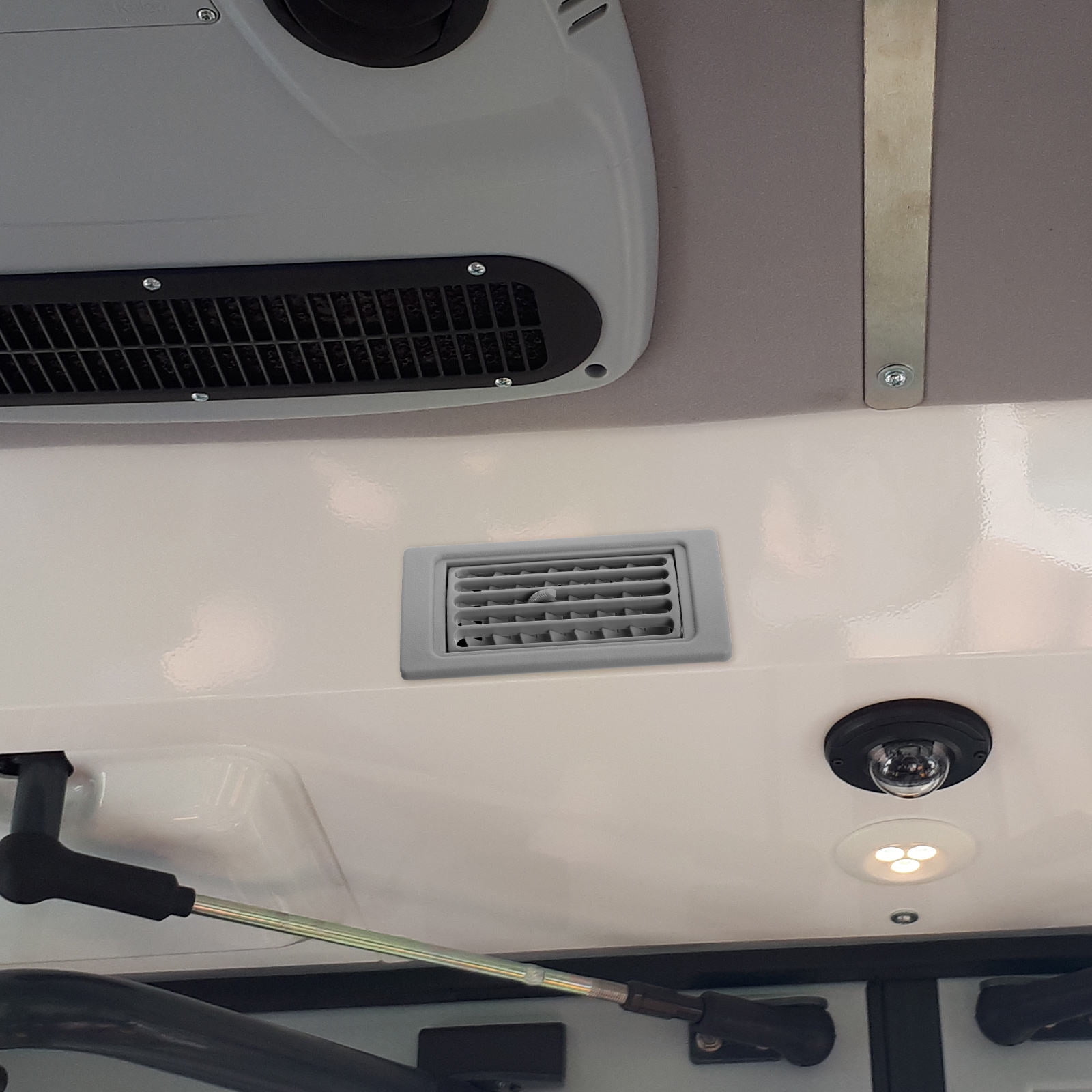 ETHZZLE 1Pack Cooling Improvement Grey ABS Floor Vent Deflector for ...