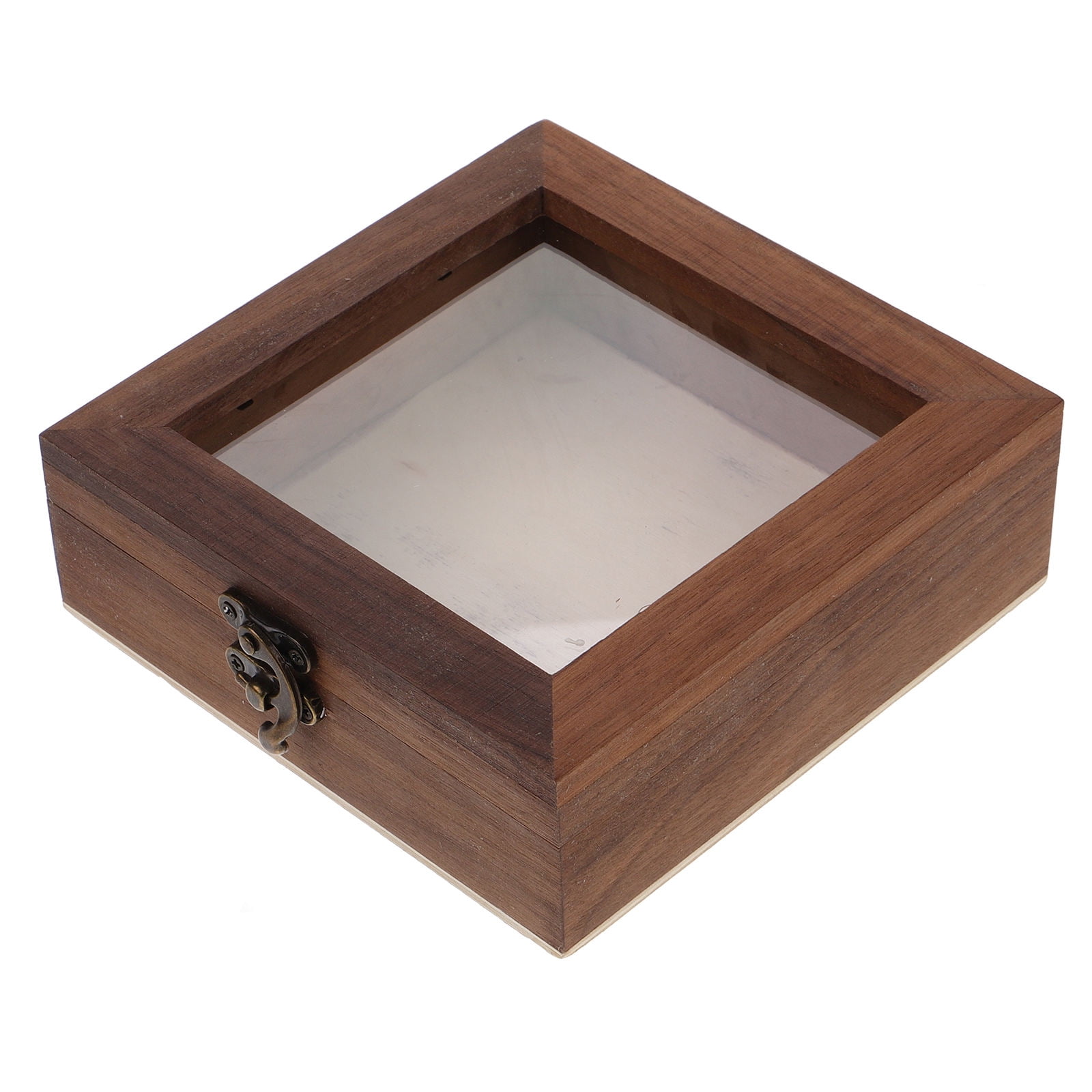 ETHZZLE 1Pack Wall-Mounted Display Shelf Box for Collectors 15.0x15.0x2 ...