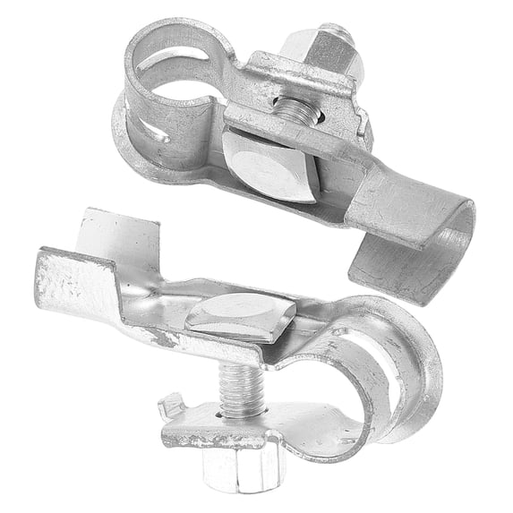 ETHZZLE 1Pair Vehicle Battery Terminal Connectors Copper Clamp ...