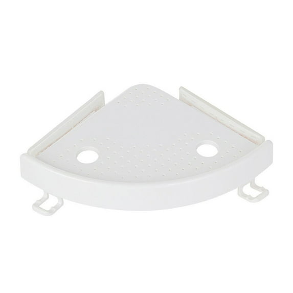 ETHZZLE 1Pc White Triangle Storage Shelf Practical Punch Free Storage ...