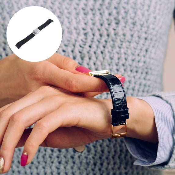 ETHZZLE 1Pcs Watch Strap Replacement with Folding Clasp Elbow Shape for ...