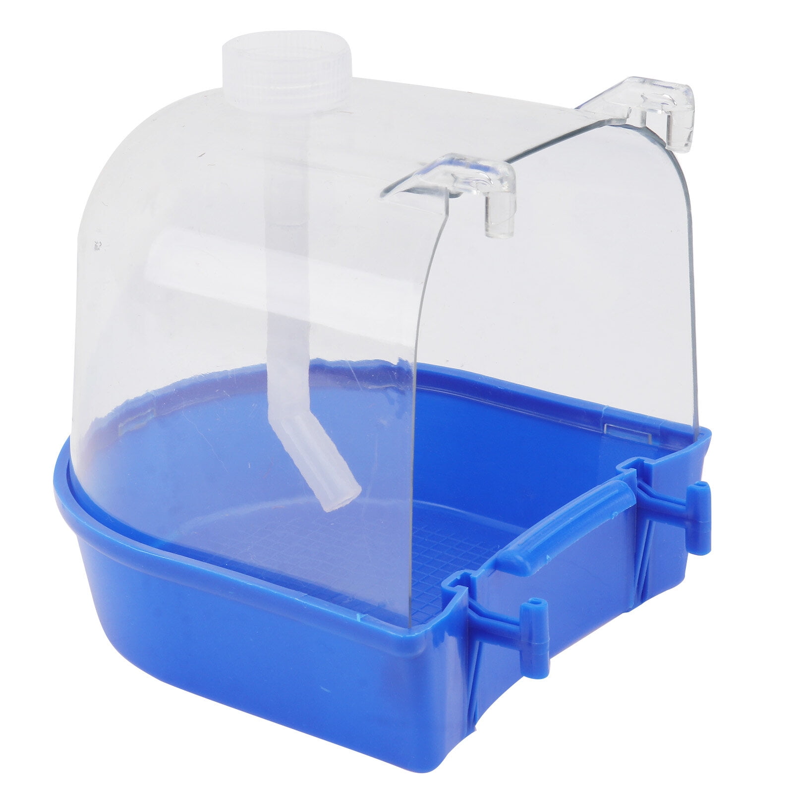 ETHZZLE 1Set Bird Shower Basin PVC for Cage Outside Hanging Parrot Bath ...