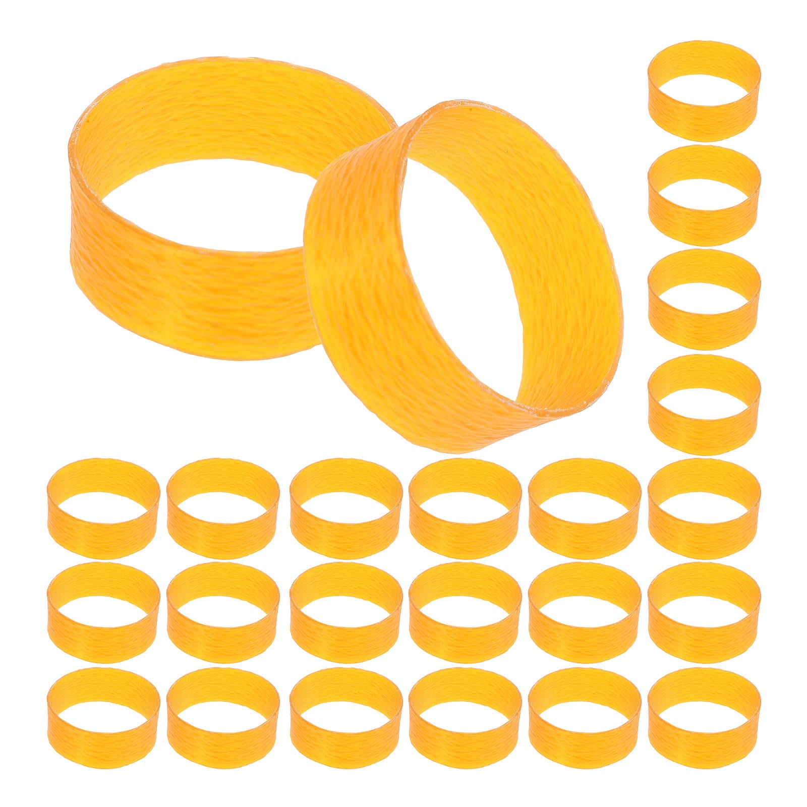 ETHZZLE 1Set Thick Yellow Rubber Bands Heavy Duty Elastic Bands for ...