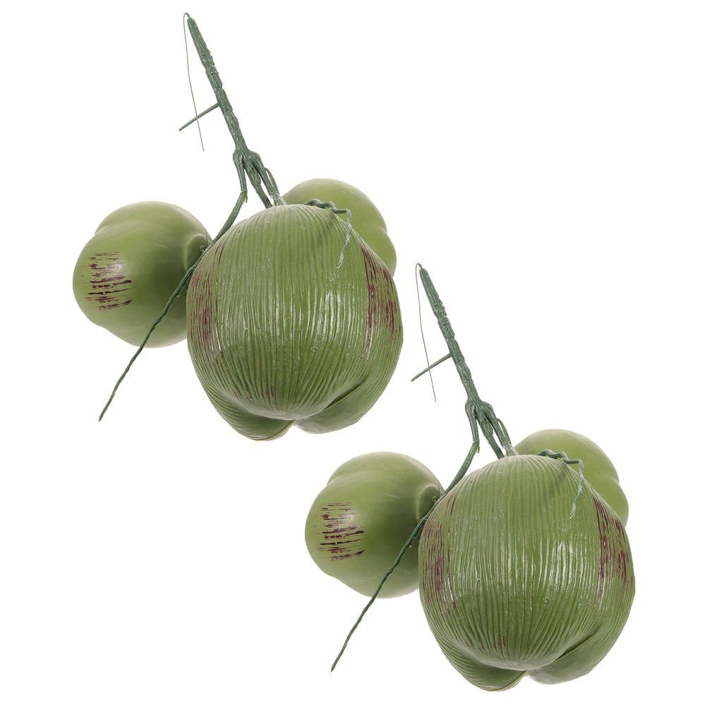 ETHZZLE Artificial Decorative Fruit, 2 Bunches Green Plastic Party ...