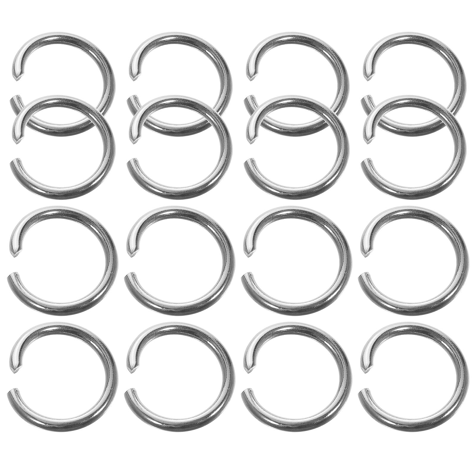ETHZZLE 200pcs Split Jump Rings for Handmade Crafts in Silver for ...