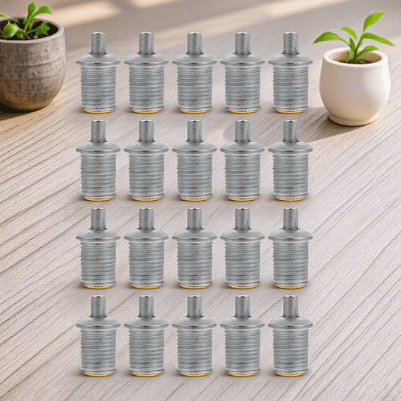 ETHZZLE 20Pcs Wire Rope Clamp for Chandelier Silver High Grade Iron and ...