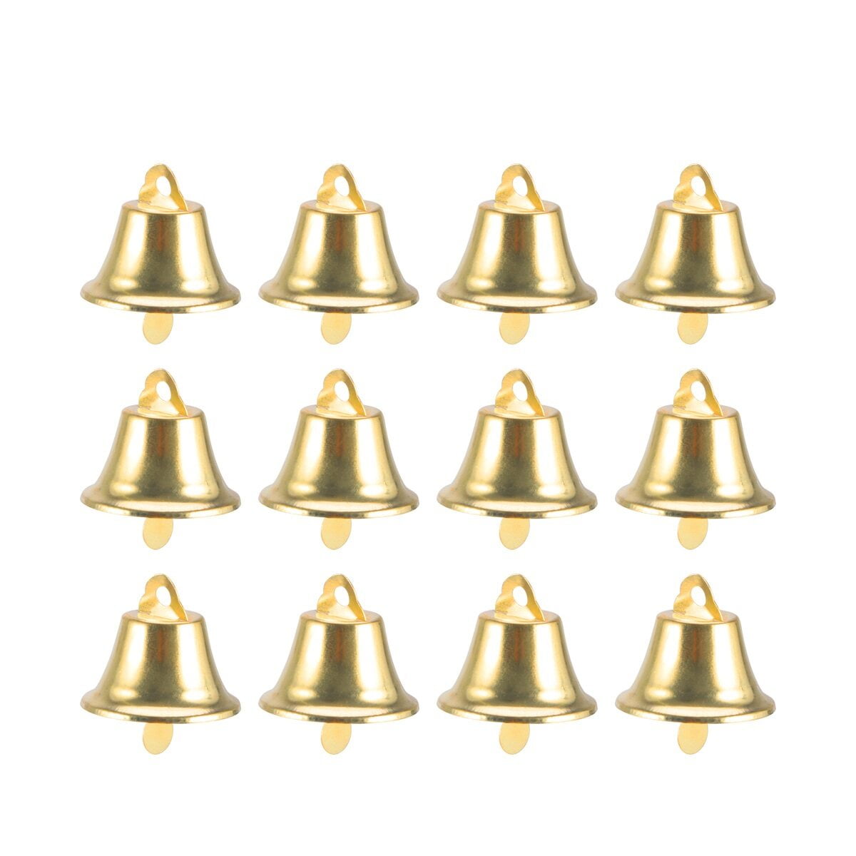 ETHZZLE 24Pcs Golden Christmas Decoration Pendant Ornaments Iron ...