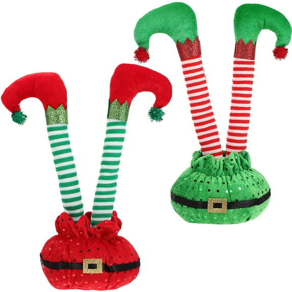 ETHZZLE 2Pcs Christmas Body Part Decorative Legs in Assorted Colors for ...