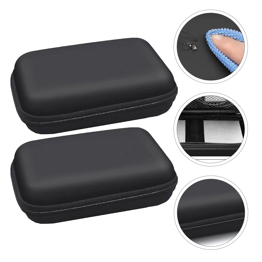 ETHZZLE 2Pcs Multifunctional Storage Bag EVA Electronic Accessories Bag ...