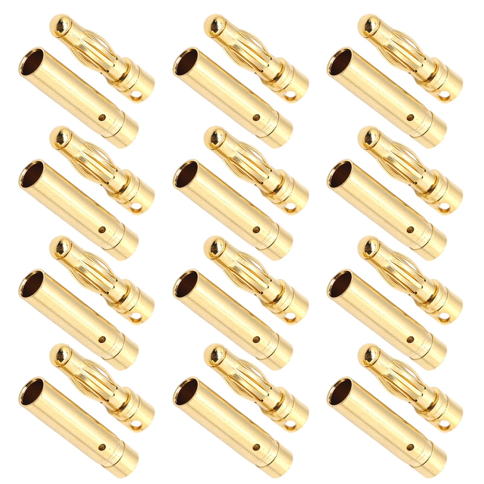 ETHZZLE 30Pairs Brass Banana Plugs for Speaker Wire Stable Audio ...