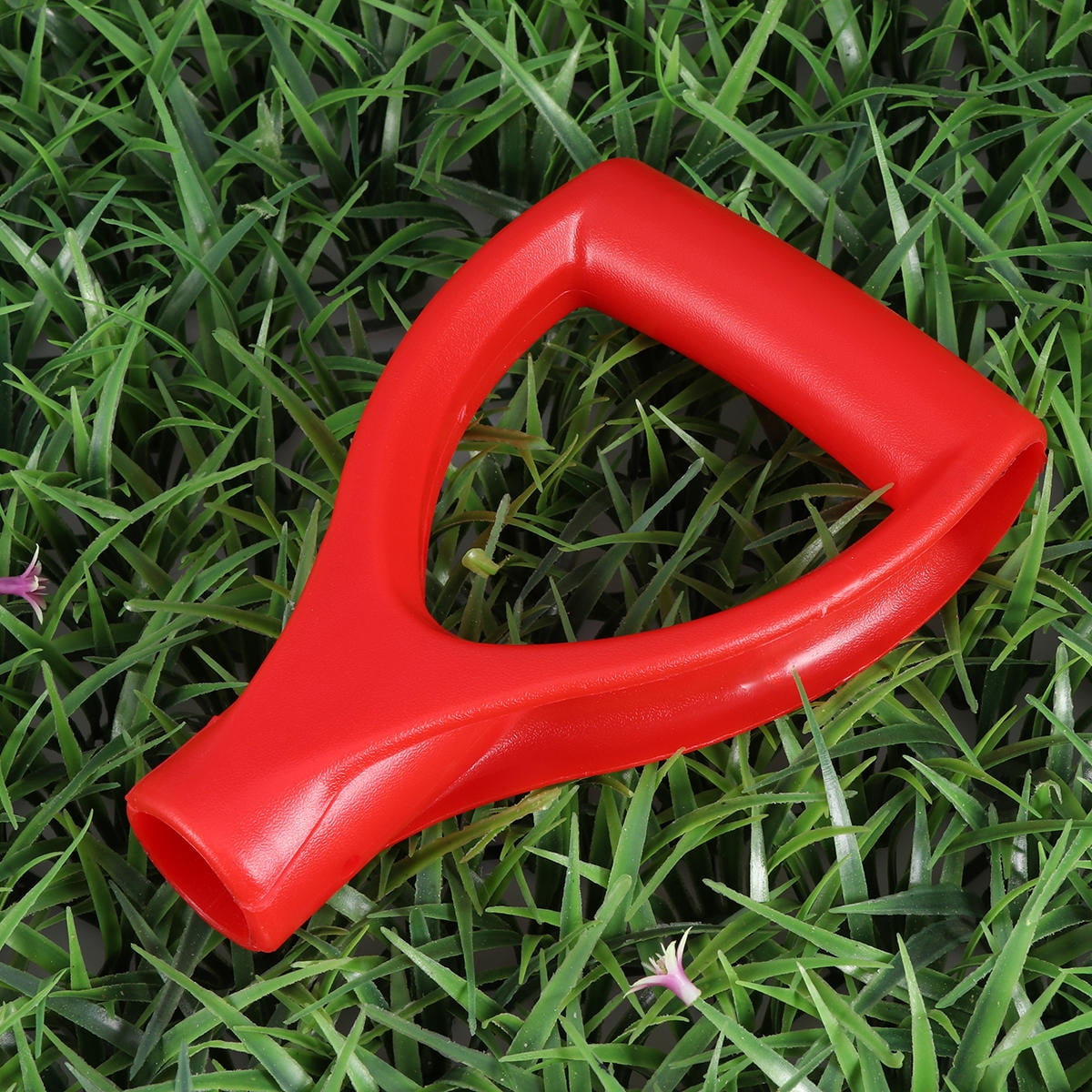 ETHZZLE 3Pcs Red Plastic Spade Handle with Hole Design for Easy Hanging ...