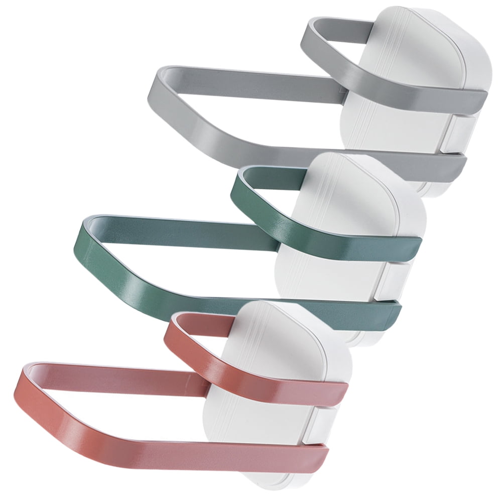 ETHZZLE 3Pcs Home Use Hanger Storage Rack Wall Mounted Organizer Fits ...