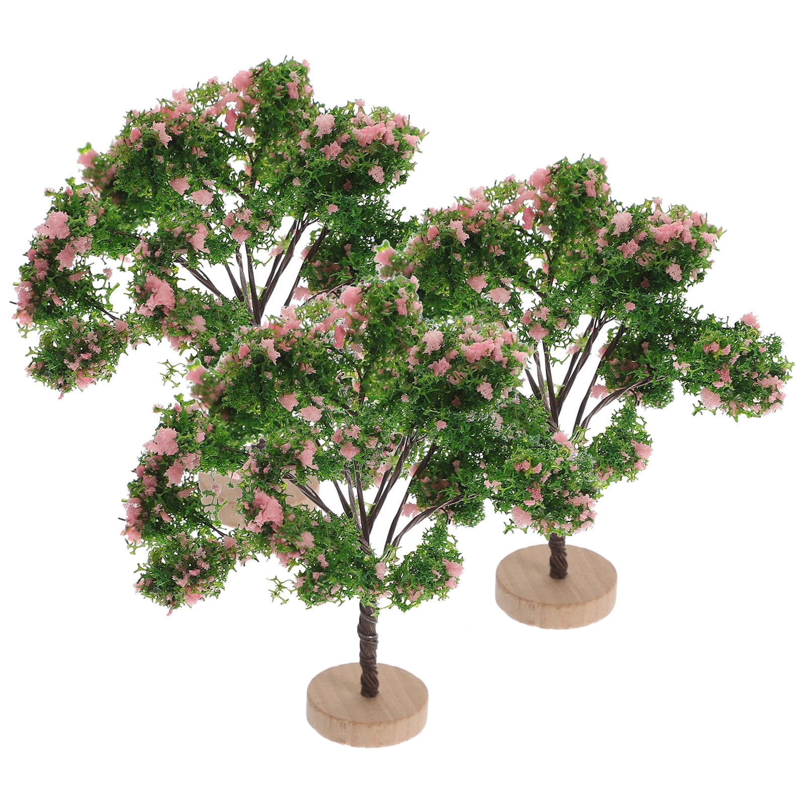 ETHZZLE 3Pcs Mini Trees for Model Building Assorted Color Plastic for ...