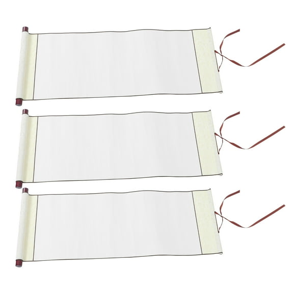 ETHZZLE 3Pcs White Calligraphy Paper Scroll for Writing and Painting ...