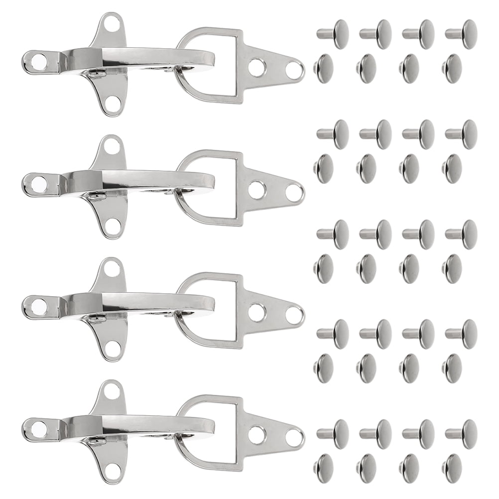 ETHZZLE 4 Pairs Zinc Alloy Clothing Cinch Clips with Buckles for Coat ...