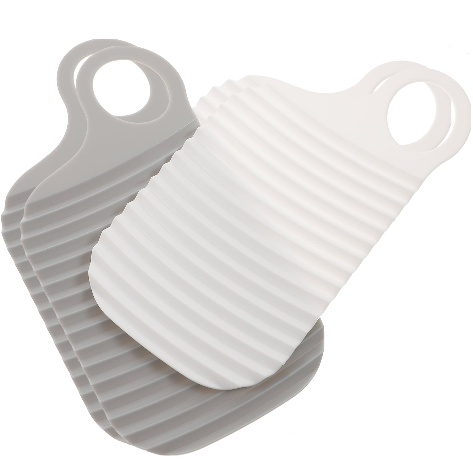 ETHZZLE Set of 4 Silicone Washboards for Hand Washing Clothes ...