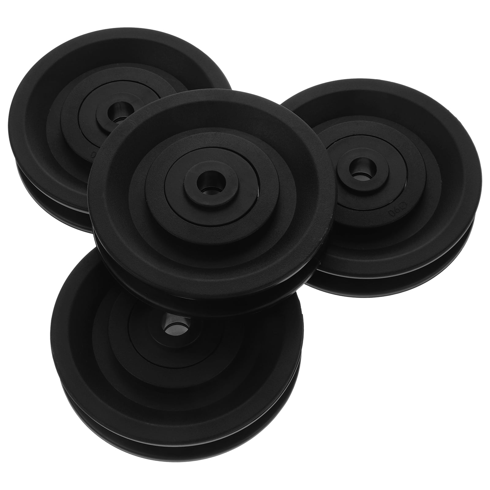 ETHZZLE 4Pcs High Elasticity Cable Rollers for Fitness Pulley Gym ...