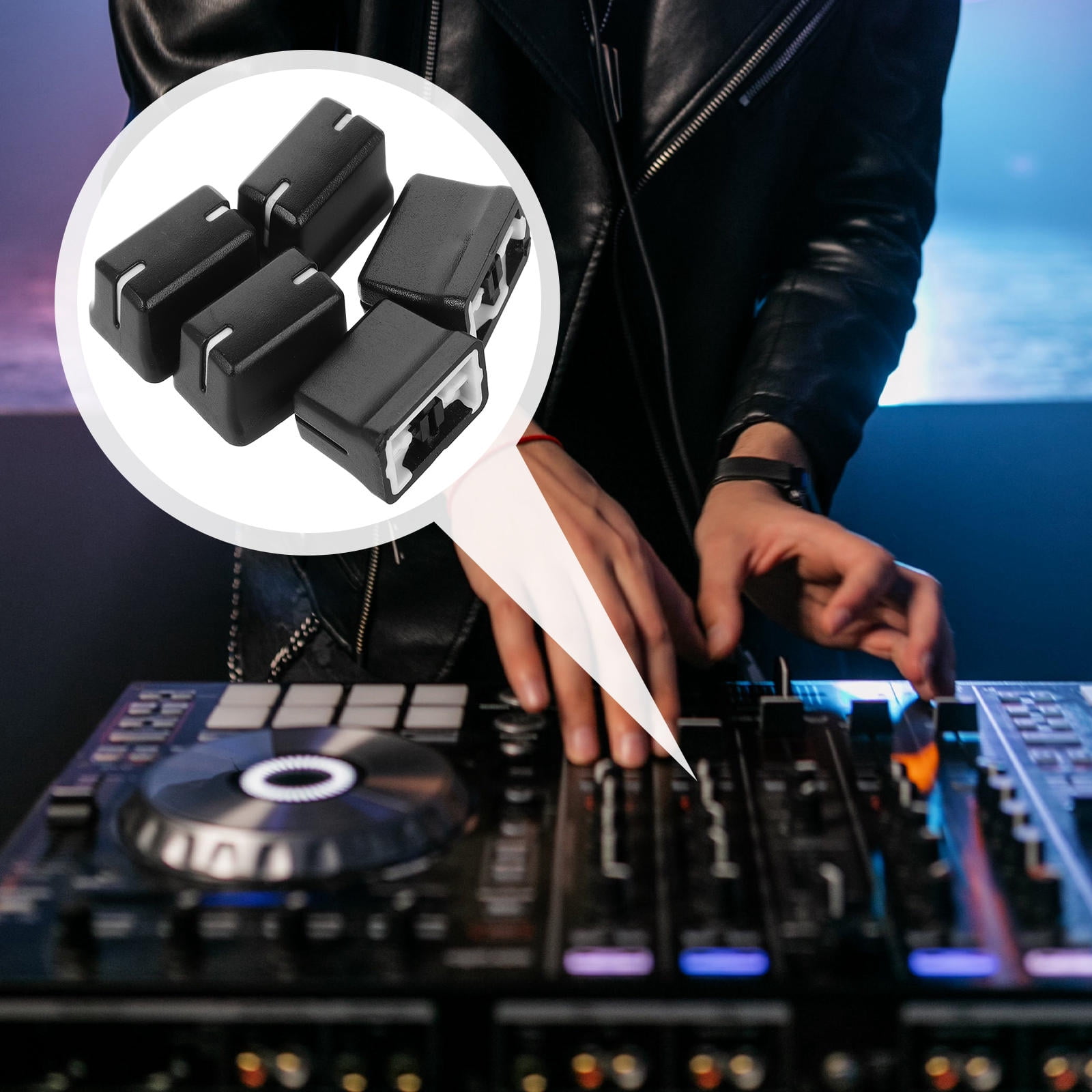 ETHZZLE 5Pcs Mixer Attachment Knob Part for Audio Mixer with Sleek ...