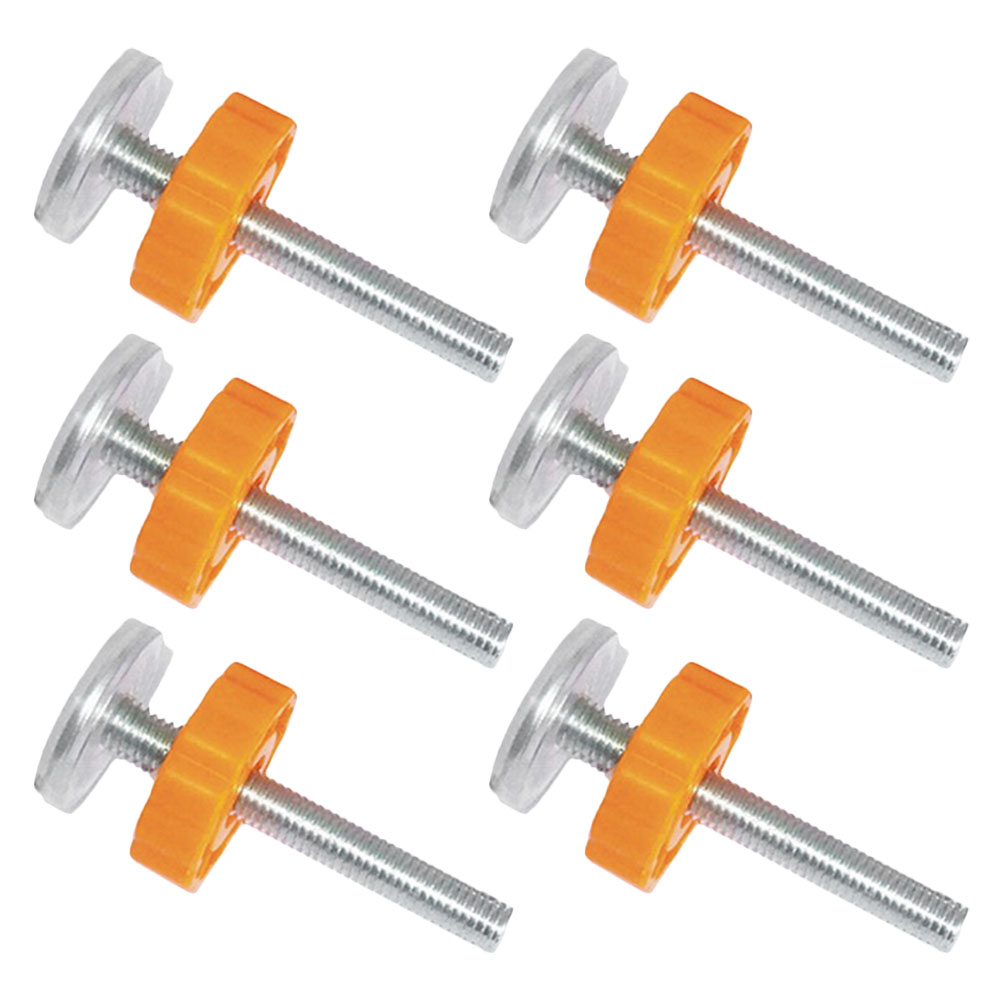 ETHZZLE 6Pcs Baby Gate Threaded Rods Orange Steel Abs Cylindrical ...