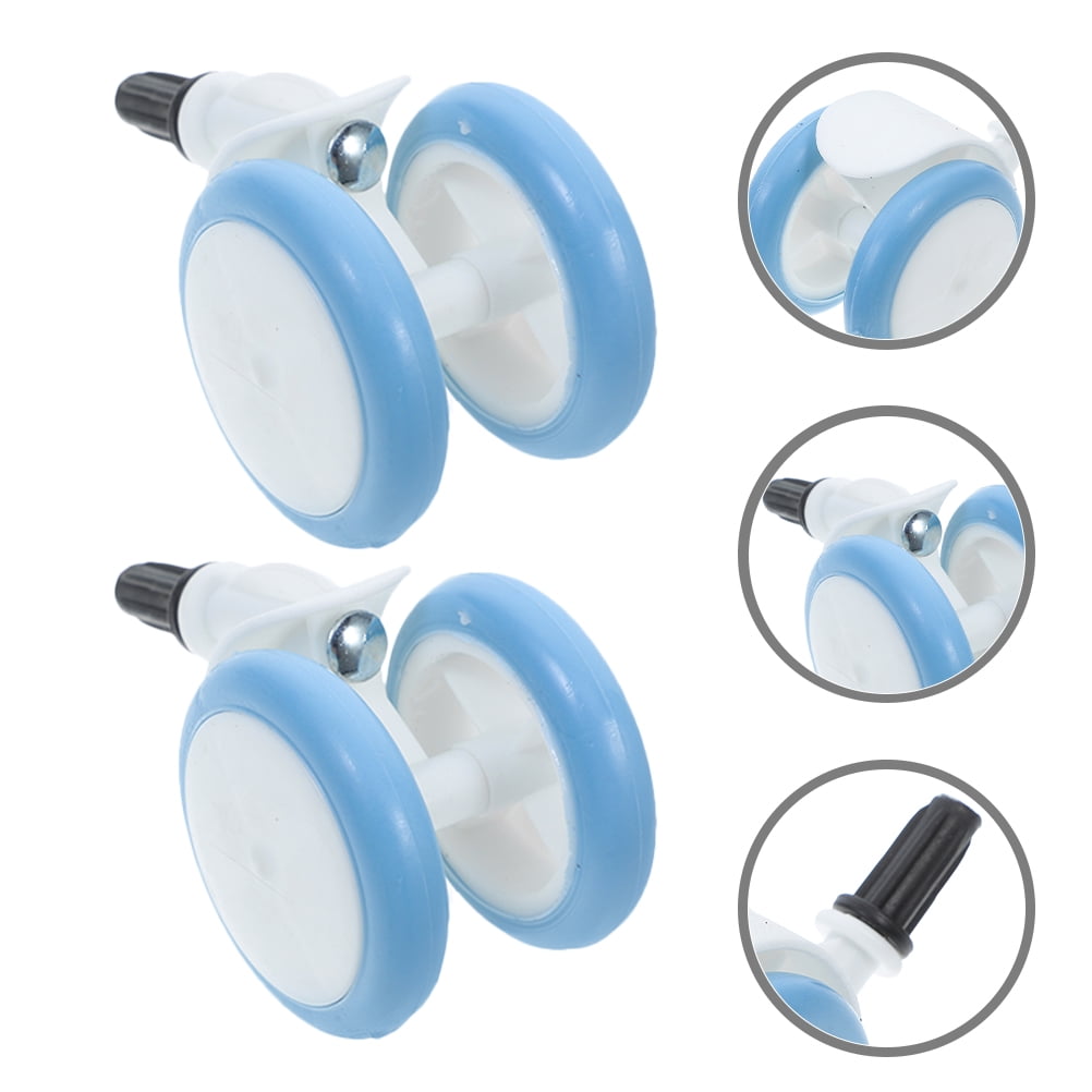 ETHZZLE 6Pcs Durable Replacement Cart Wheels Smooth Swivel Universal ...